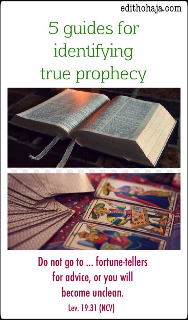 5 GUIDES FOR IDENTIFYING TRUE PROPHECY – Edith Ohaja