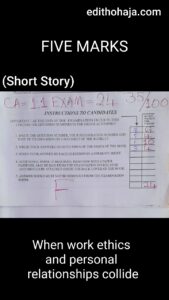 FIVE MARKS (SHORT STORY) – Edith Ohaja